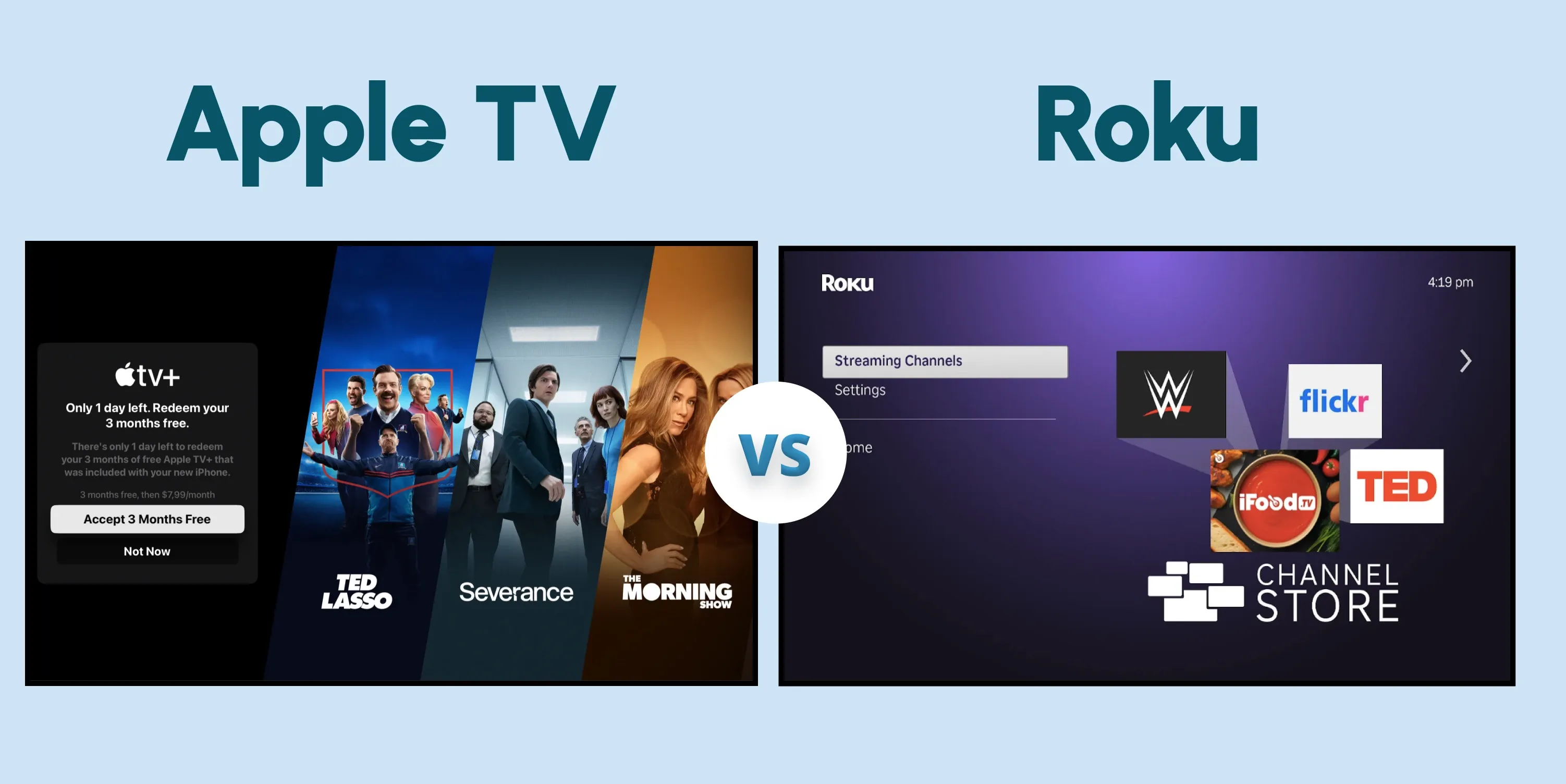 Apple TV vs Roku – Compare Top Streaming Devices